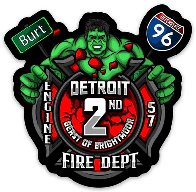 ENGINE 57 "BEAST APPAREL" - DETROIT FIRE – DETROIT DECAL & APPAREL CO.