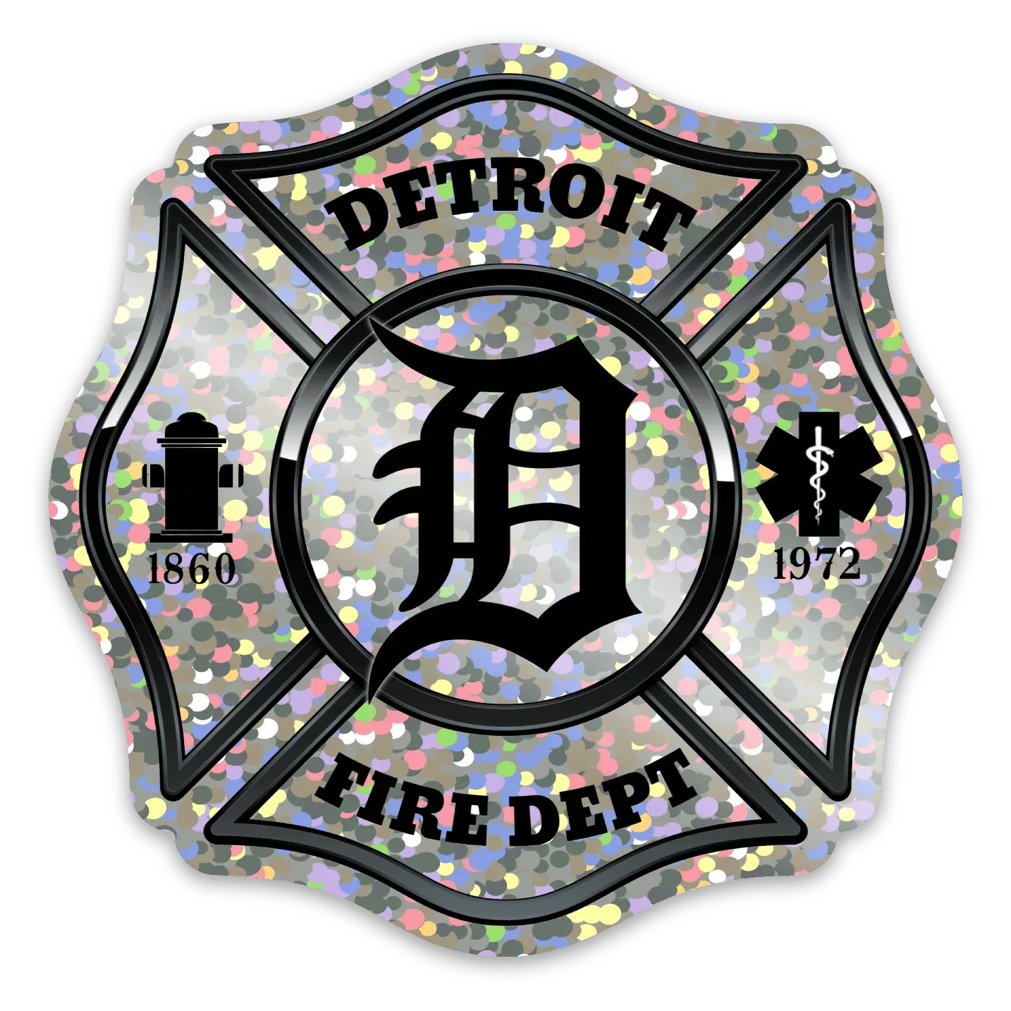Glitter Stickers – DETROIT DECAL & APPAREL CO.